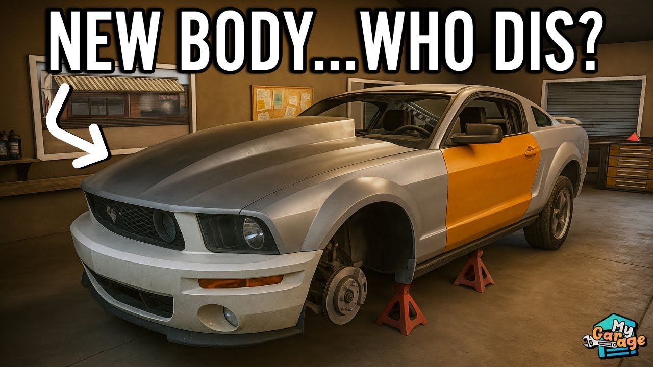 V12 SWAPPED SHELBY MUSTANG GETS NEW BODY PANELS!! - MY GARAGE - YouTube