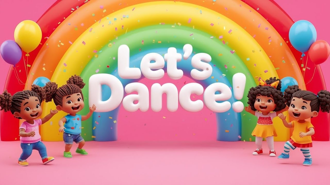 “Let’s Dance Little Stars 🌟 | Fun Kids Dance Song with Actions ...