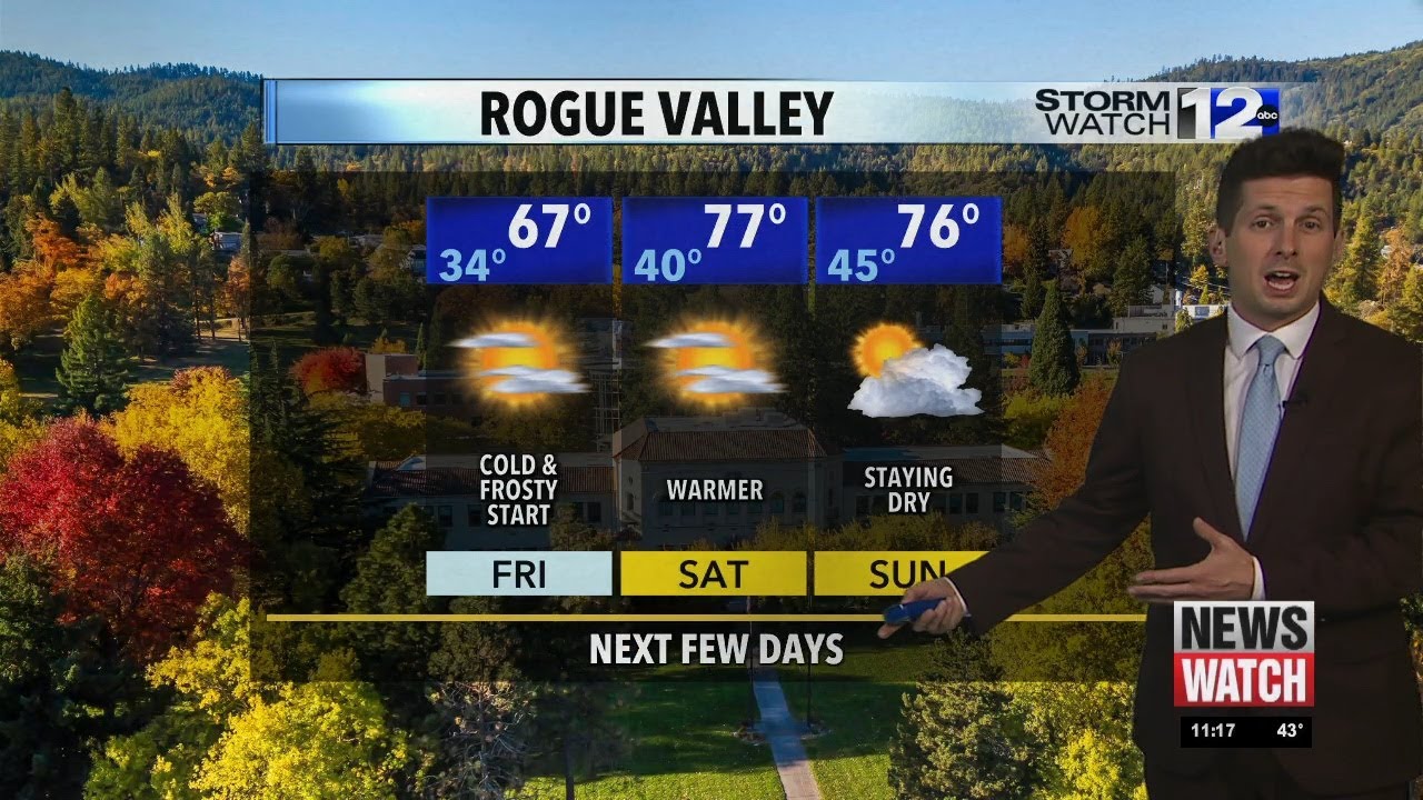 Thursday, October 17th Overnight Weather - YouTube