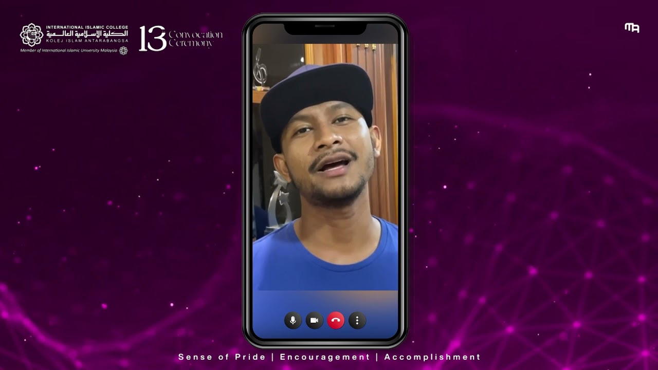 IIC 13th Virtual Convocation Ceremony : Artist wishes - Black Hanafiah ...