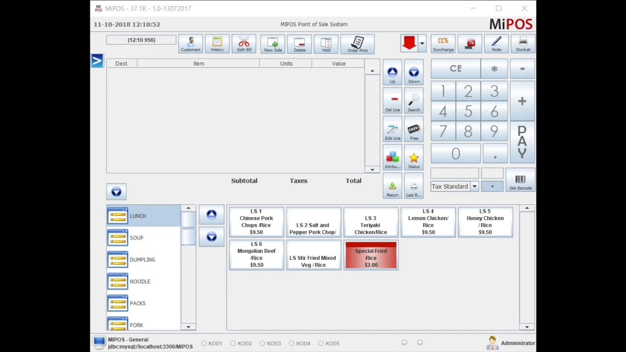 Backup POS System-MiPOS Systems #mipos #cafepos #restaurantpos # ...