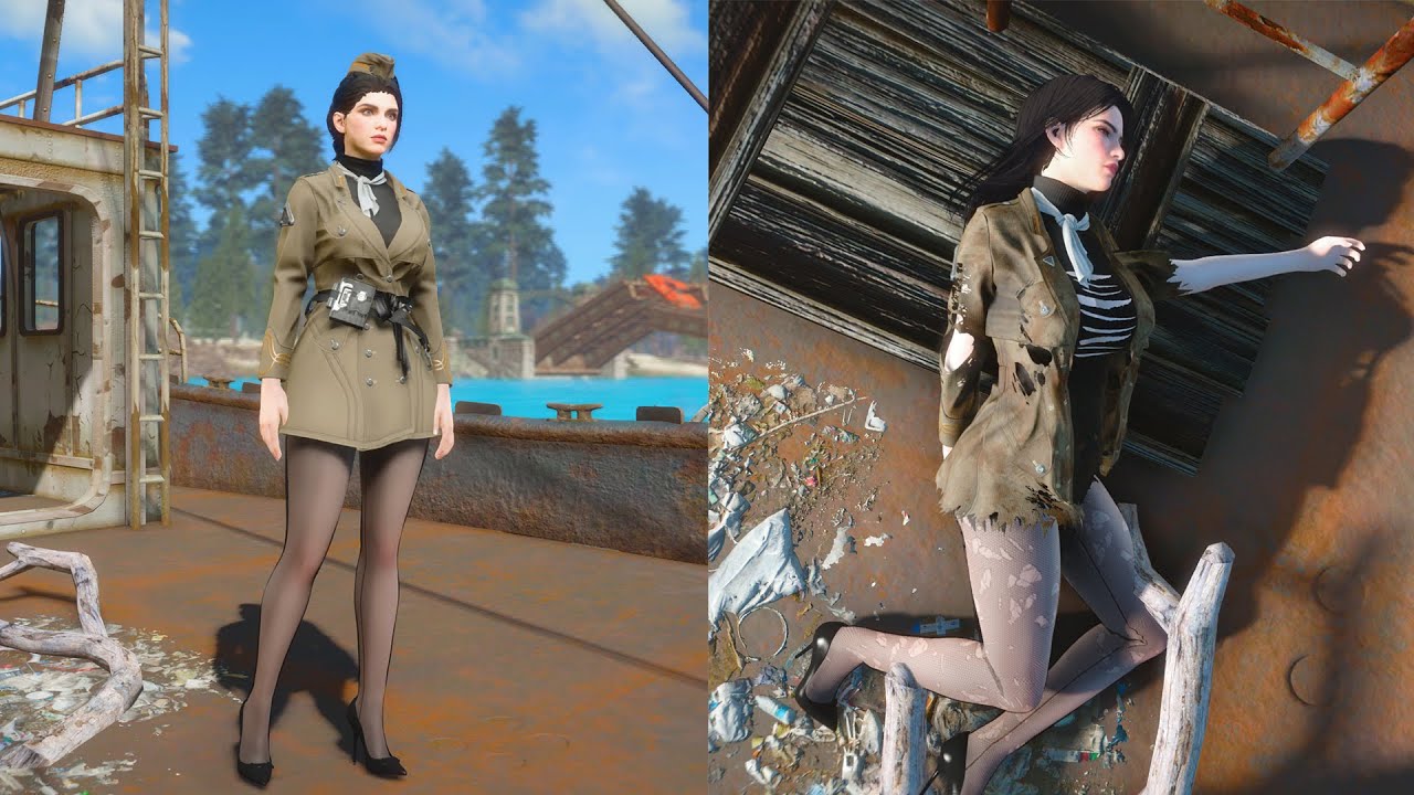 TFD Hailey Sniper Squad outfit ryona - Fallout4 - YouTube