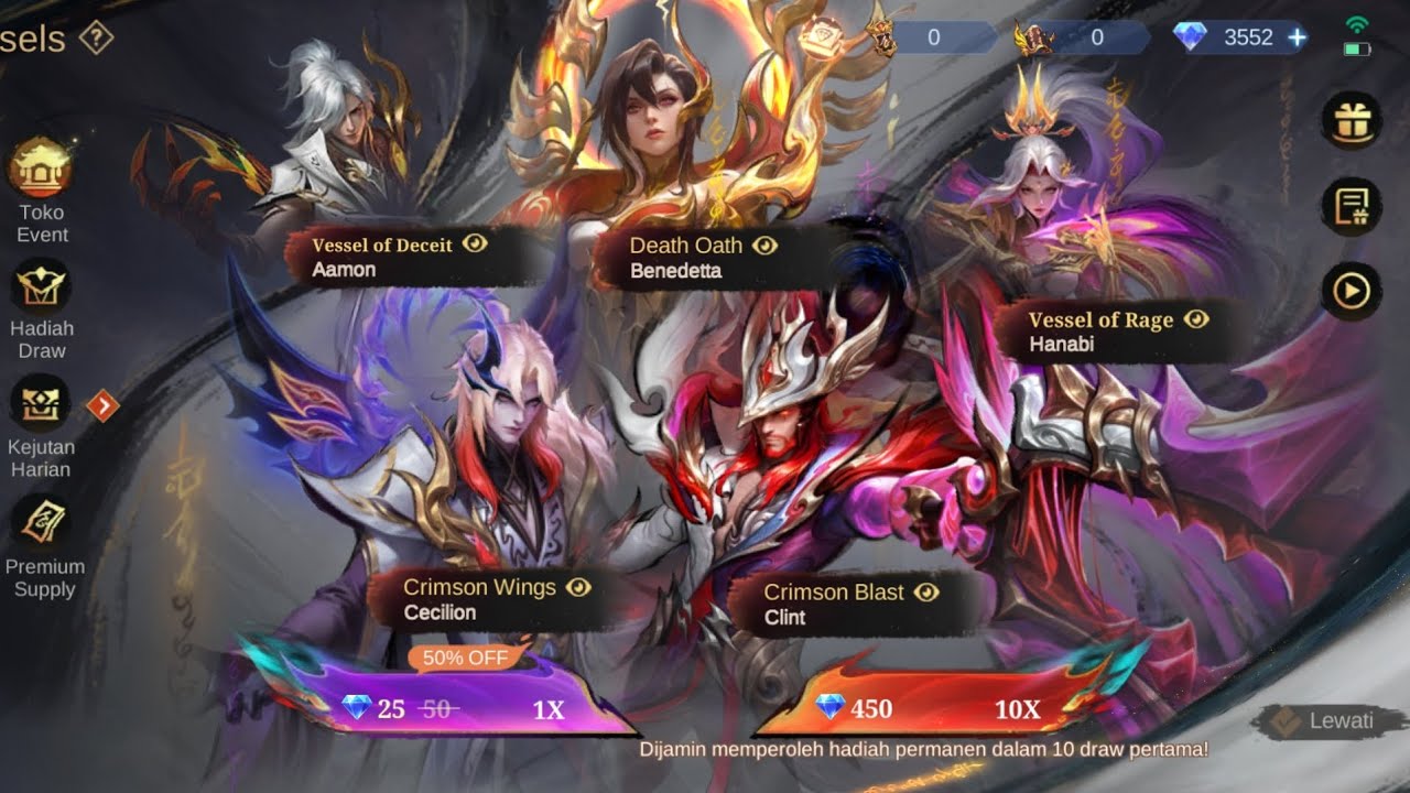 New Event Soul Vessels | Benedetta, Cecilion & Clint | Mobile Legends ...