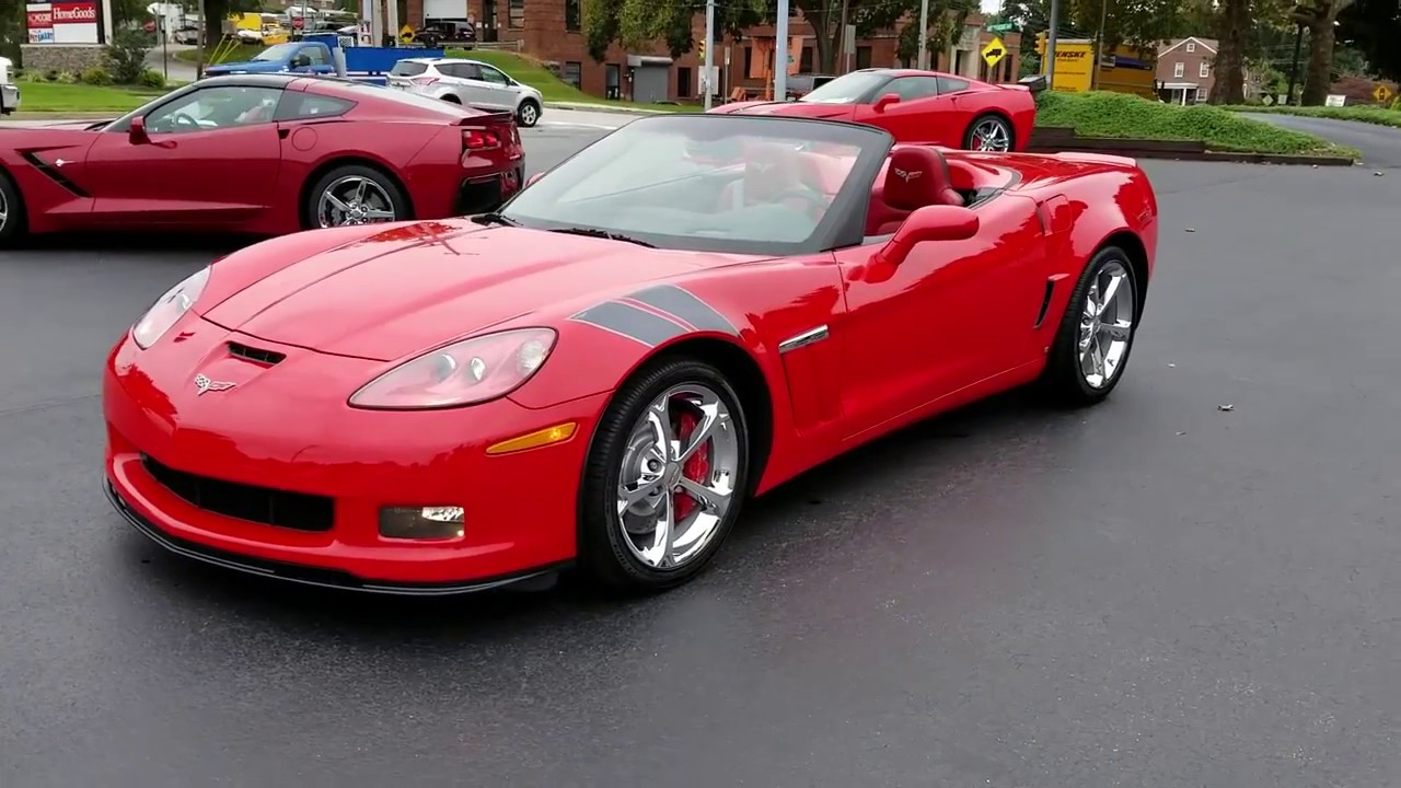 2012 Chevrolet Corvette Convertible Grand Sport Red - YouTube
