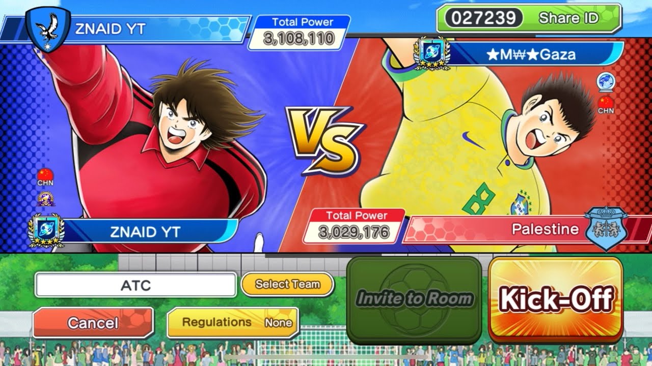 Captain tsubasa dream team PVP ZNAID YT VS MW abdo💪 - YouTube