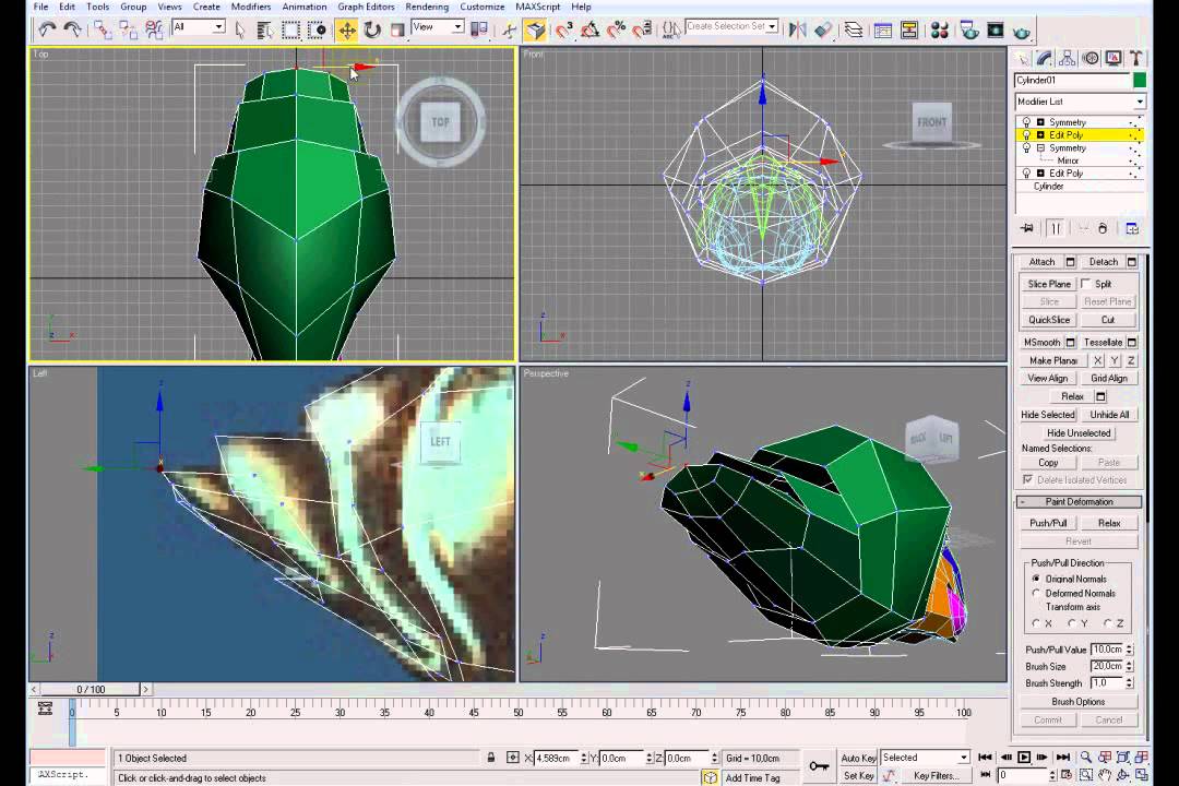Modeling a Metroid Ripper in 3Dmax - Part 1 - YouTube