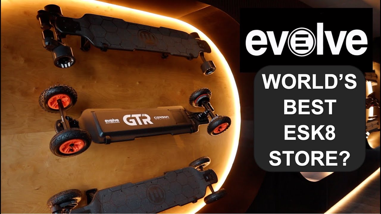 New Evolve Skateboards UK HQ Tour! | Ft. Average Eskate Reviews - YouTube