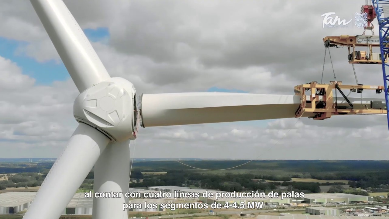 Tiene Tamaulipas segunda planta de producción de palas eólicas - YouTube