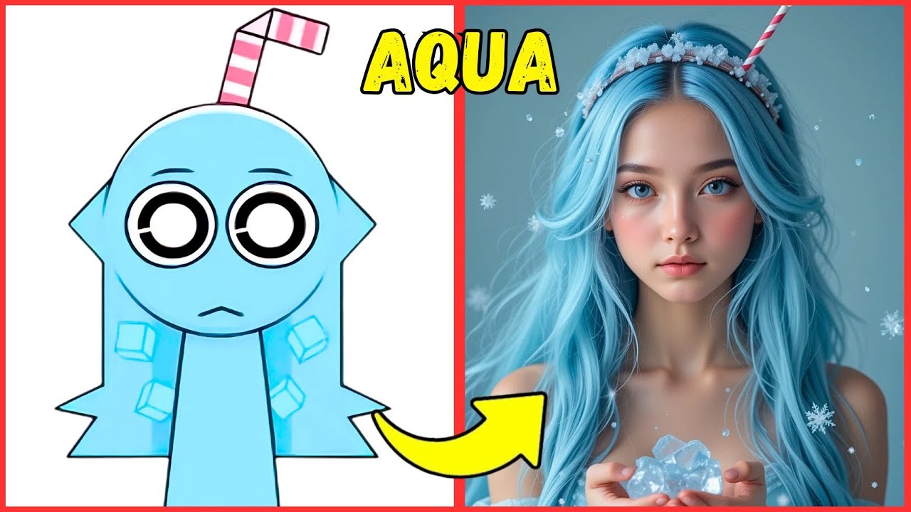 Adivina 20 SPRUNKI RETAKE y OC en LA VIDA REAL😱🎶Adivina la Voz de Aqua ...