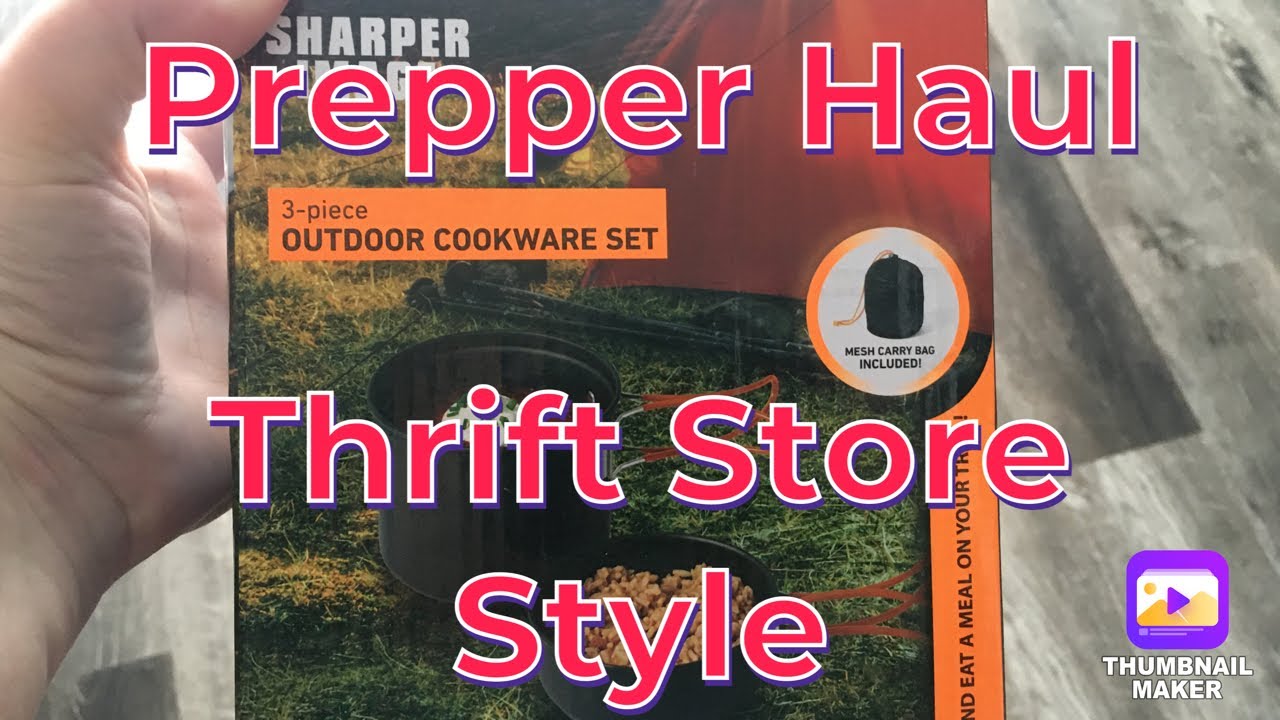 Prepper Haul / Thrift Store Prepper Haul - YouTube