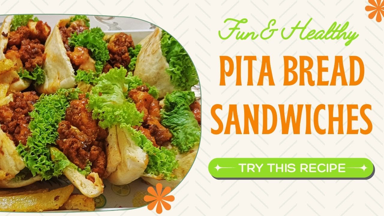 Quick and Easy Recipe of Pita Bread Sandwiches || Pita Bread Sandwiches ...