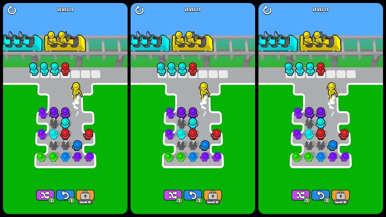 Roller Coaster Jam Game Android Gameplay - YouTube