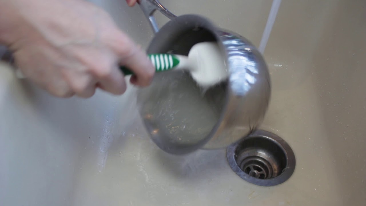 Stainless Steel Pot Scrubber - YouTube