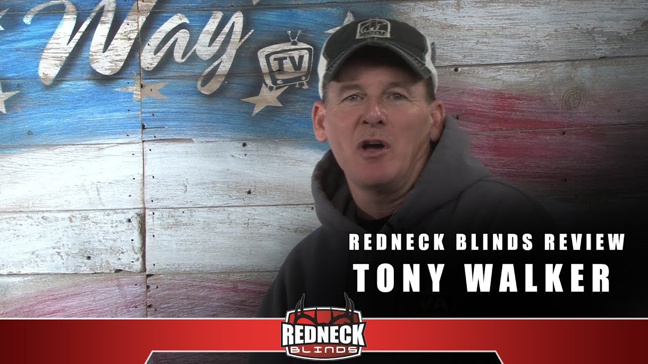 Redneck Blinds Review: Tony Walker of The American Way - YouTube