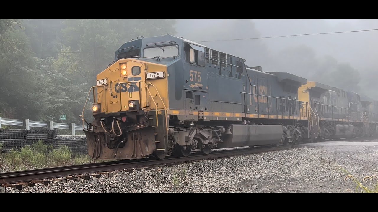 CSX loaded Coal Train in the fog | Mount Airy MD | 9/10/2022 #csx ...