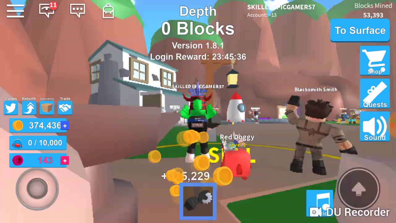 MINING SIMULATOR ROBLOX "codes and gameplay" part 1 - YouTube