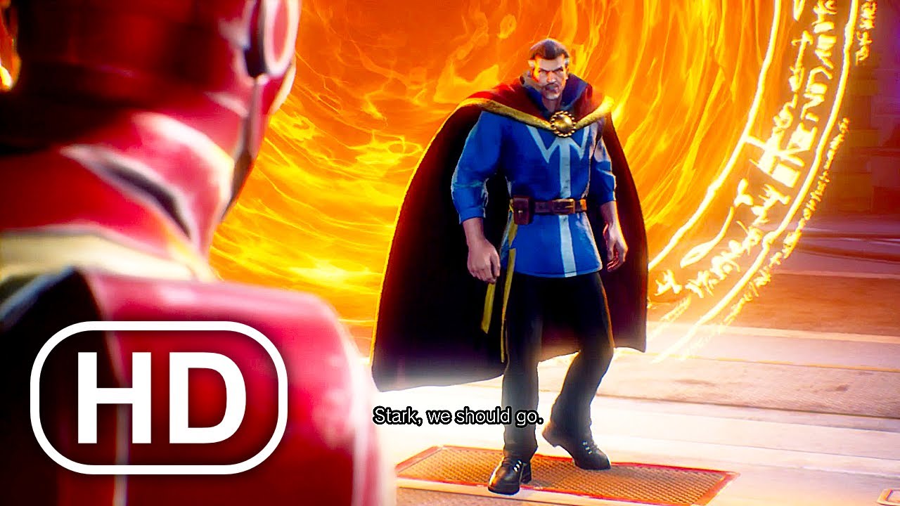 Doctor Strange Finds Iron Man In The Multiverse Scene 4K ULTRA HD - YouTube