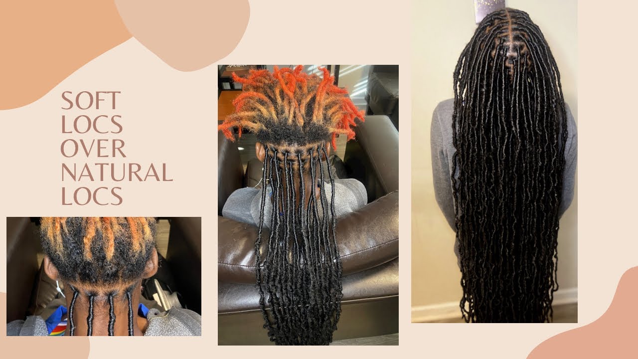 36” SOFT LOCS OVER NATURAL LOCS😍😍 - YouTube