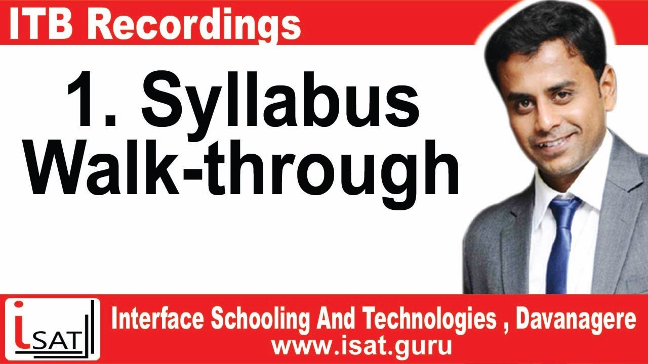 1. ITB Syllabus Walk-through - YouTube