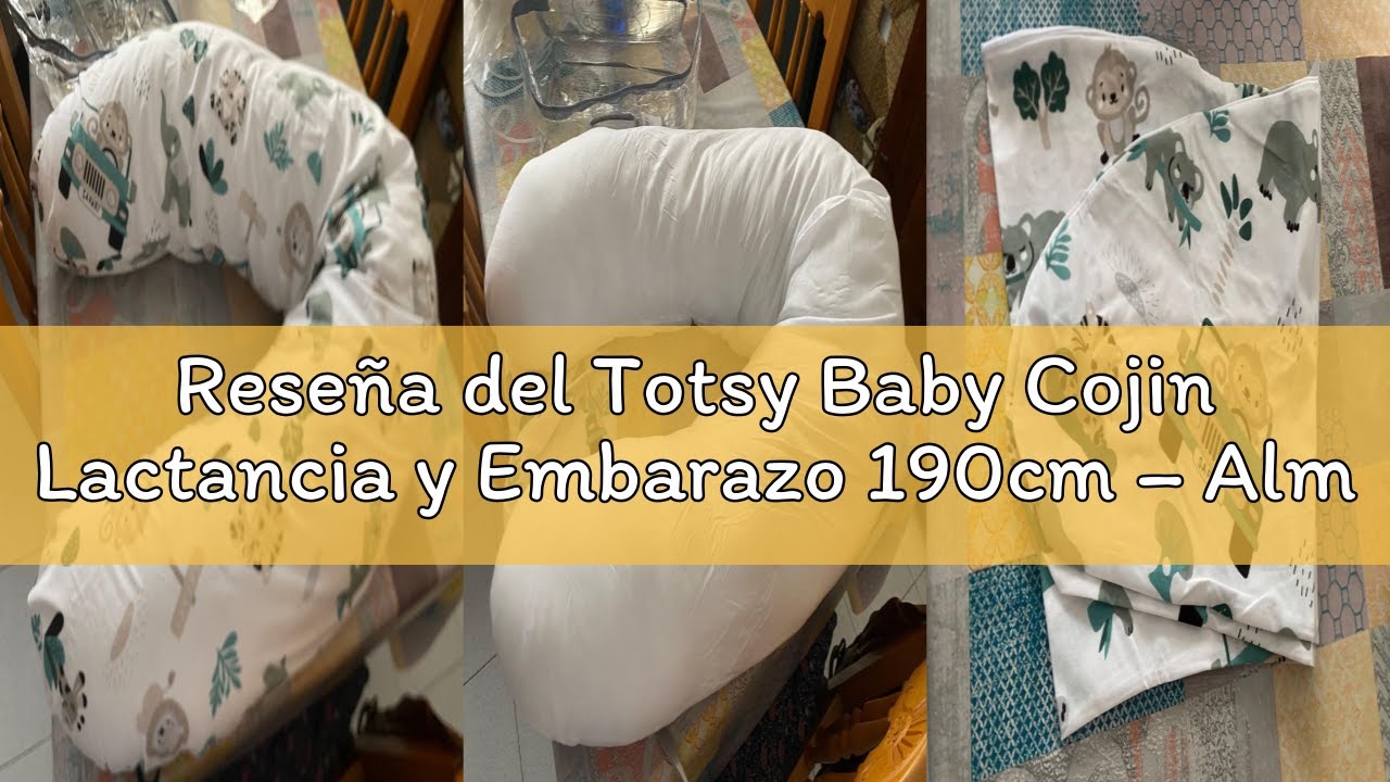 Reseña del Totsy Baby Cojin Lactancia y Embarazo 190cm – Almohada para ...