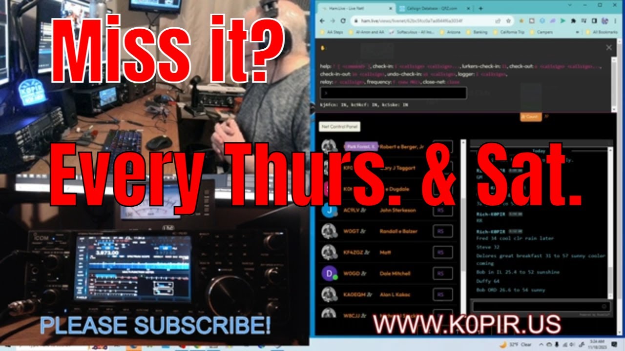 Ham Radio Live Net Success with the Icom 7610 - YouTube