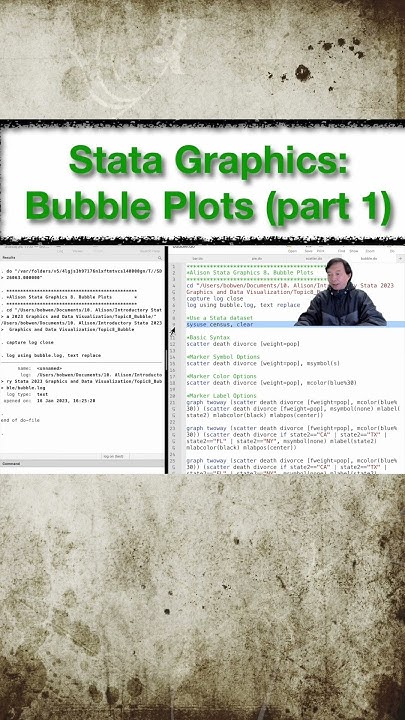 Bubble Plots (part 1) | Stata Graphics | #shorts - YouTube