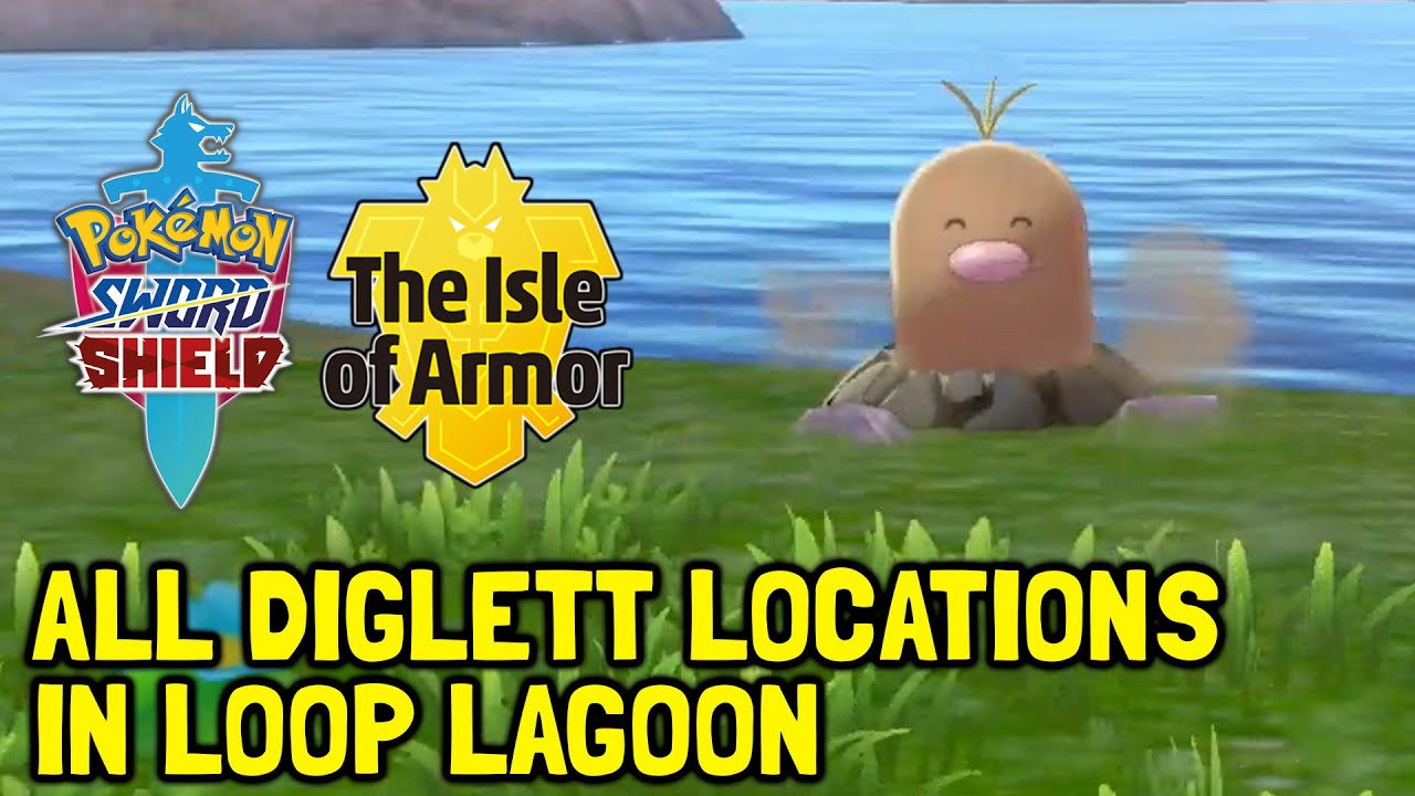 Pokemon Sword & Shield The Isle Of Armor DLC All Diglett Locations In ...