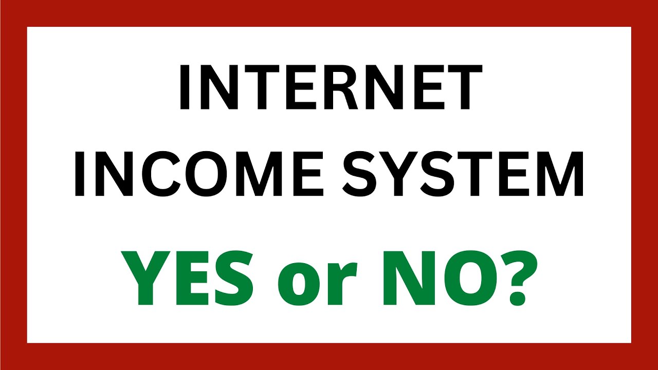 Internet Income System Review - Legit Program? - YouTube