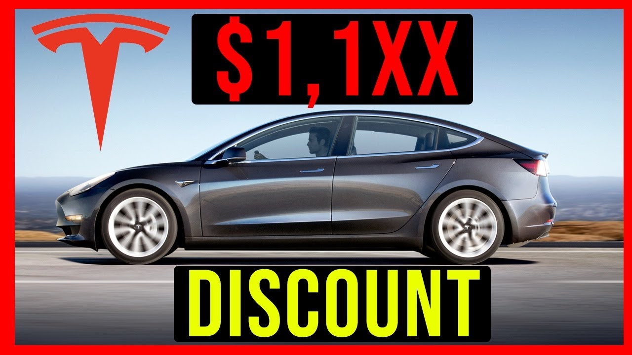 HOW TO GET A DISCOUNT ON A TESLA MODEL 3 - YouTube