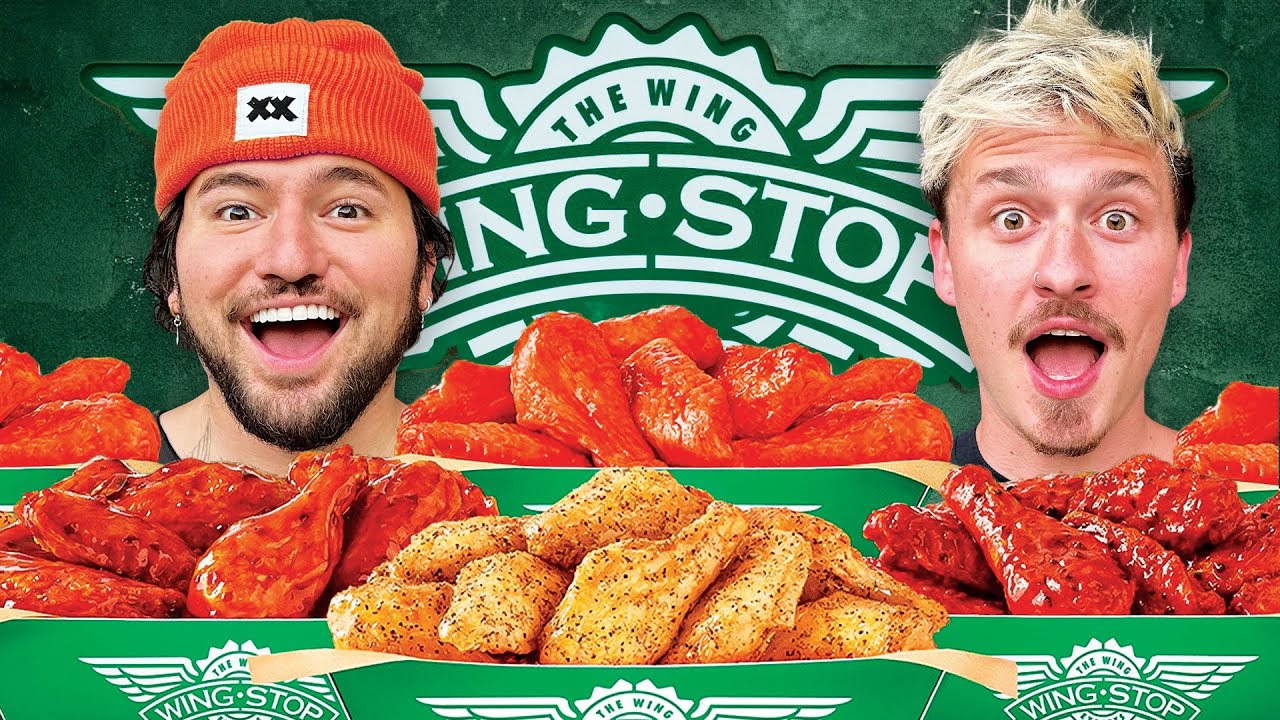 Trying EVERY Wing Flavor From Wingstop - YouTube