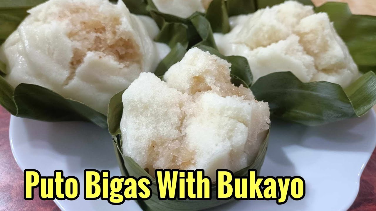 Putò Bigas with Bukayo Filling - YouTube