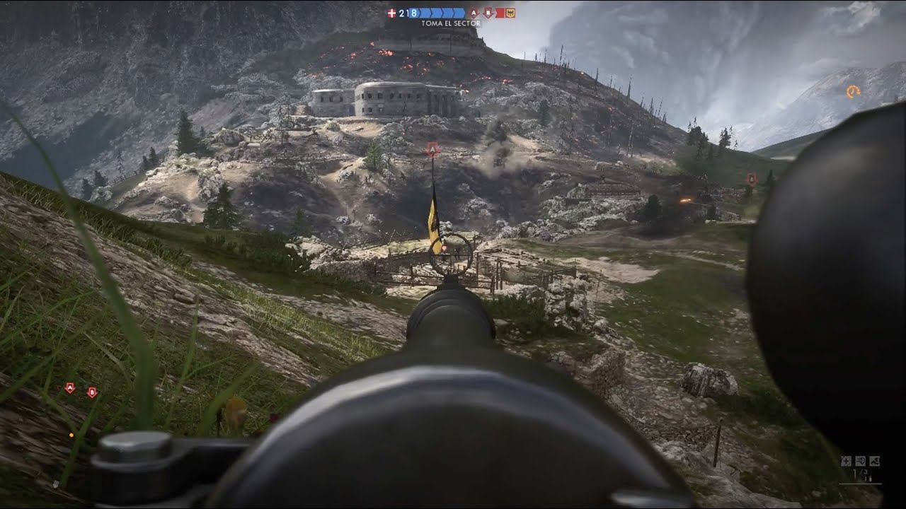 Battlefield 1: Operaciones (Monte Grappa) Gameplay Xbox Series X - YouTube