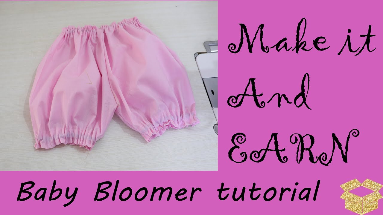 How to make baby bloomer with calculations - YouTube