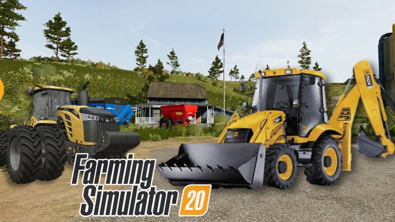 farming simulator 20 | JCB & Moster tractor | gaming onus. #fs20 #fs18 ...