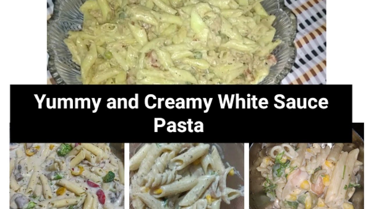 Creamy White Sauce Pasta/ easy pasta recipes/cheesy macroni/@ijaz ...