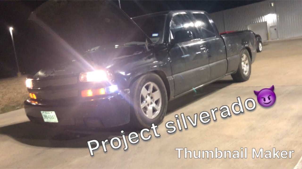 Lowered 2000 Silverado Extended cab - YouTube