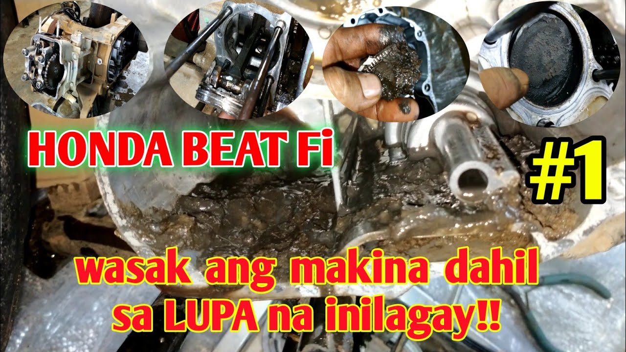HONDA BEAT FI ENGINE OVERHAUL - YouTube