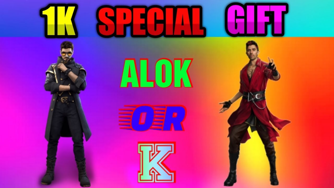 1k special gift alok Or k with subscribe come on join - YouTube