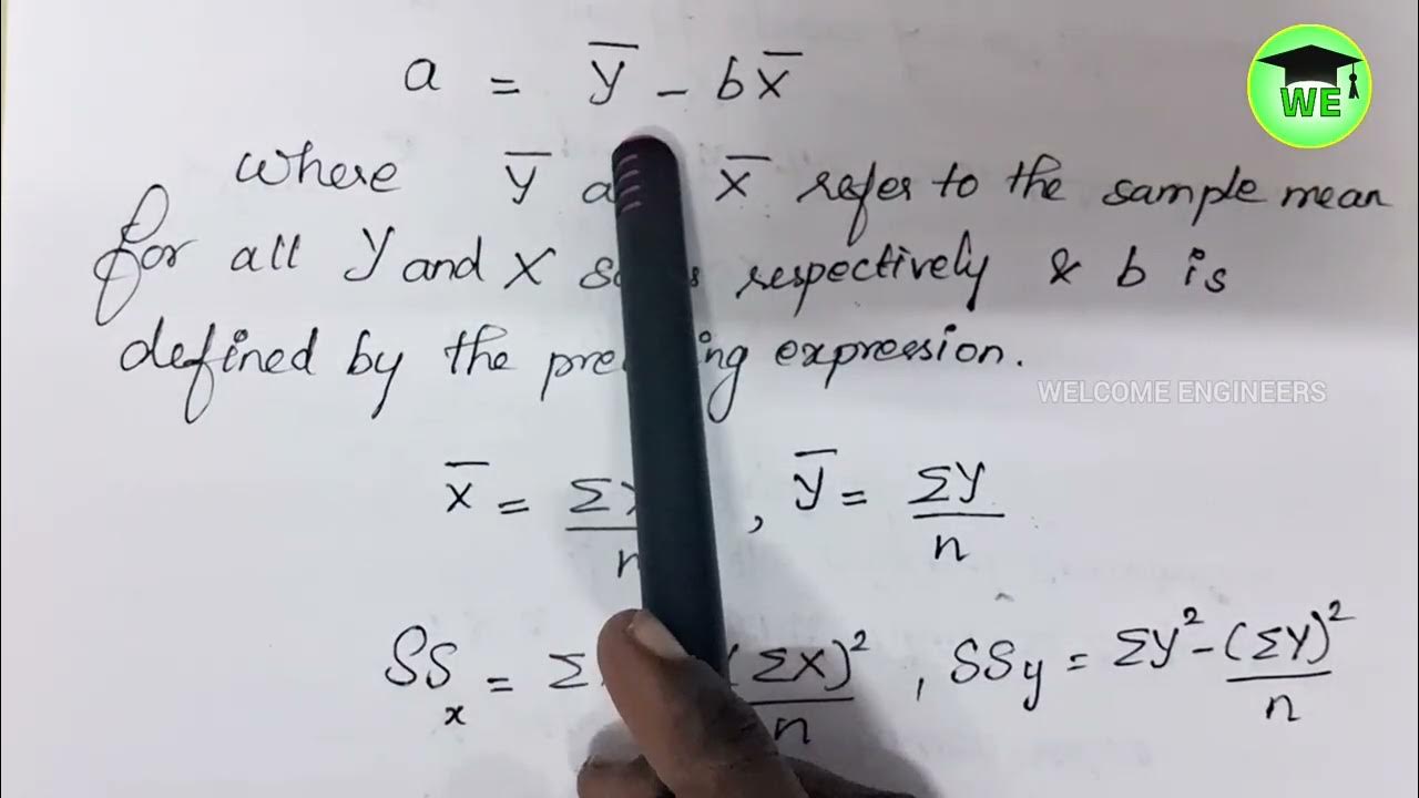 Least squares regression line in tamil | CS3352 | UNIT-3 | Foundations ...