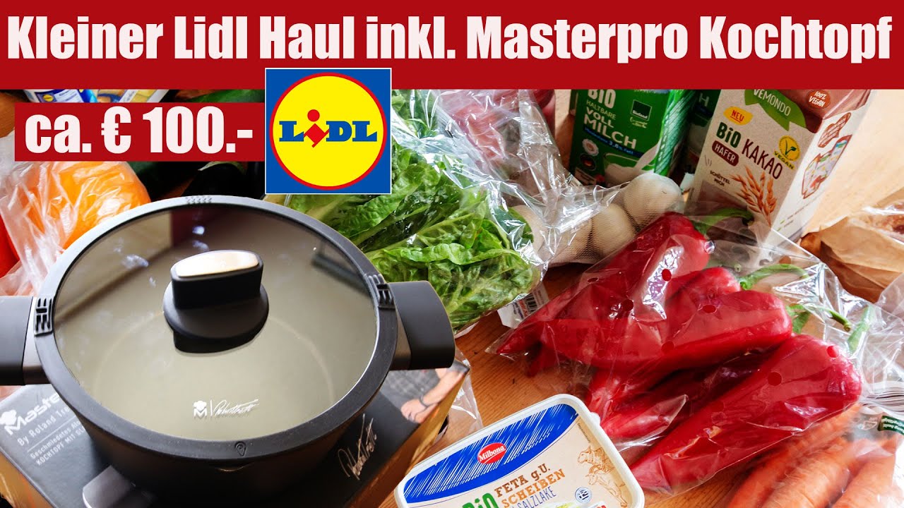 Kleiner Food-Wocheneinkauf bei Lidl inkl. MASTERPRO Kochtopf & Waage🛒 ...