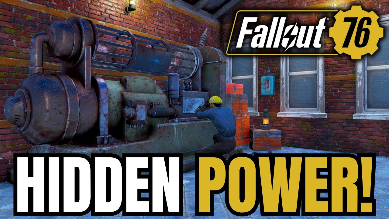 How To Hide UGLY Wires & Generators In Your CAMP Build! | Fallout 76 ...
