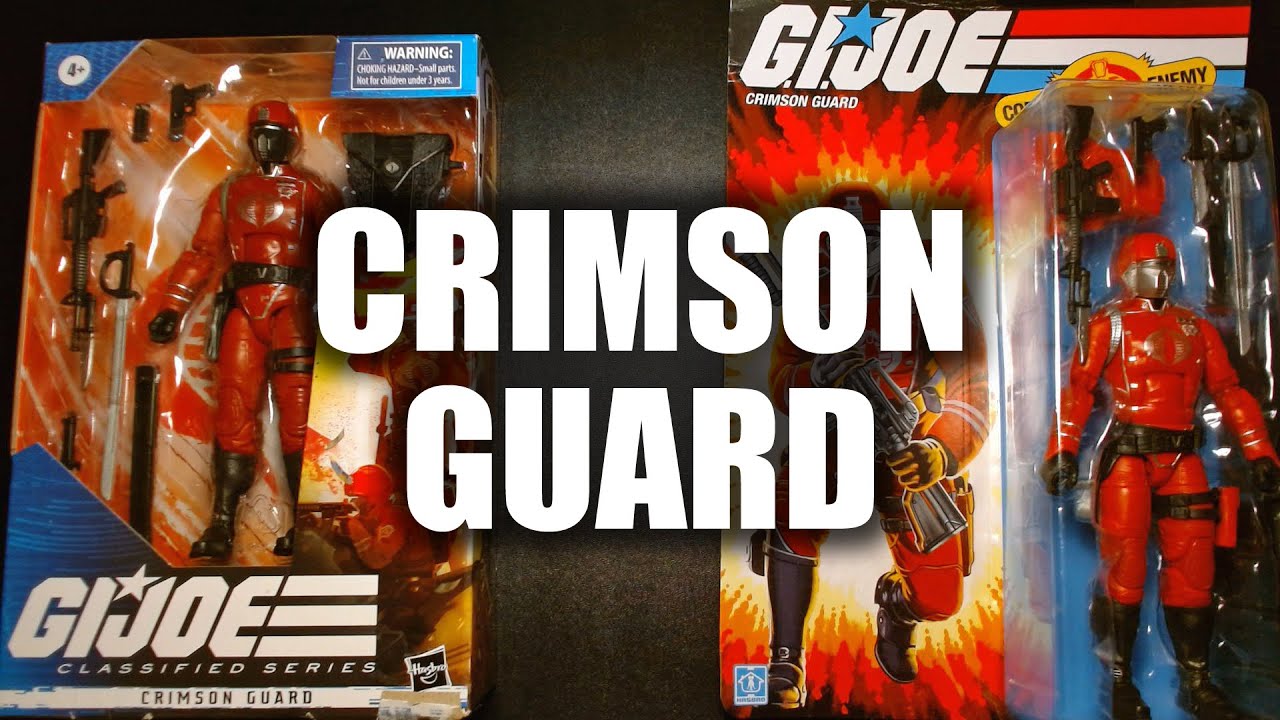 GI JOE Classified Series Crimson Guard Standard VS Retro Card Hasbro ...