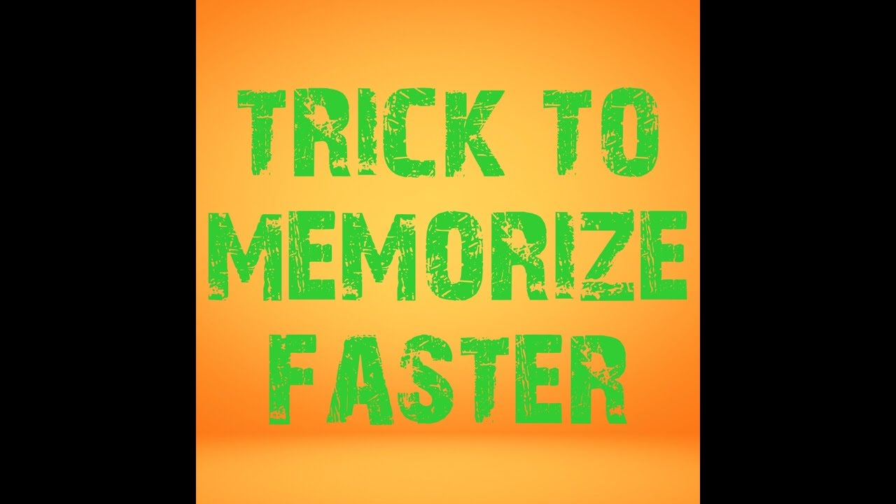 How To Memorize Faster YouTube how-to-memorize-faster-youtube
