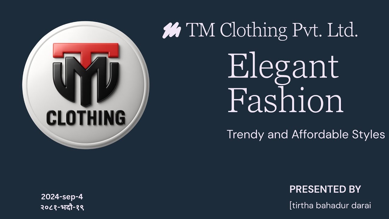 TM Clothing | Women’s Fashion Brand Presentation | Our Vision, Products ...