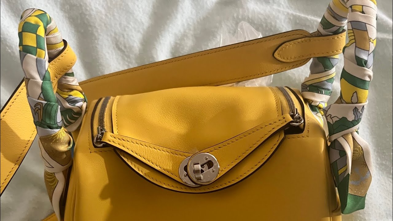 Dressing up my new HERMES mini lindy with twillys !! - YouTube