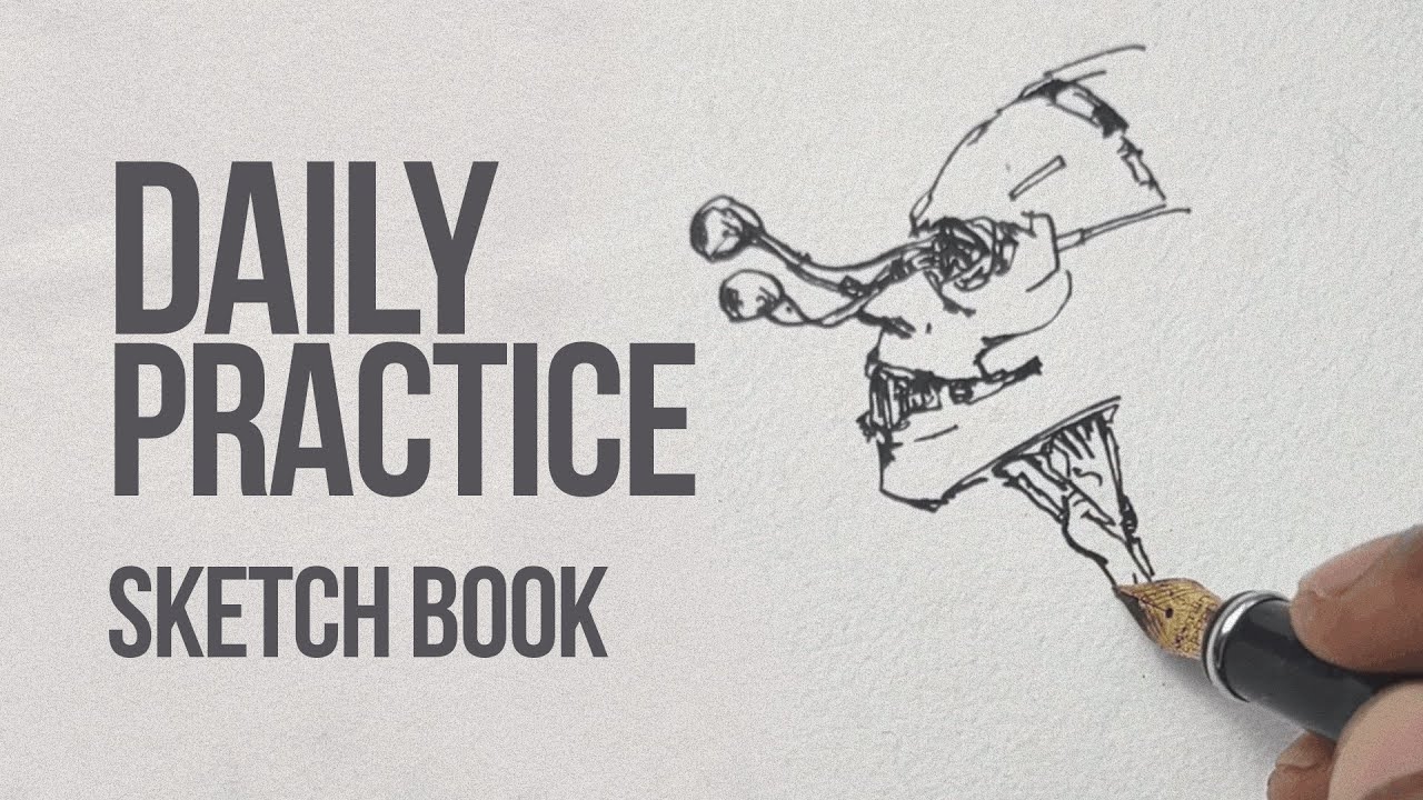 DRAWING PRACTICE | Character Design | Sketch Book P02 - YouTube
