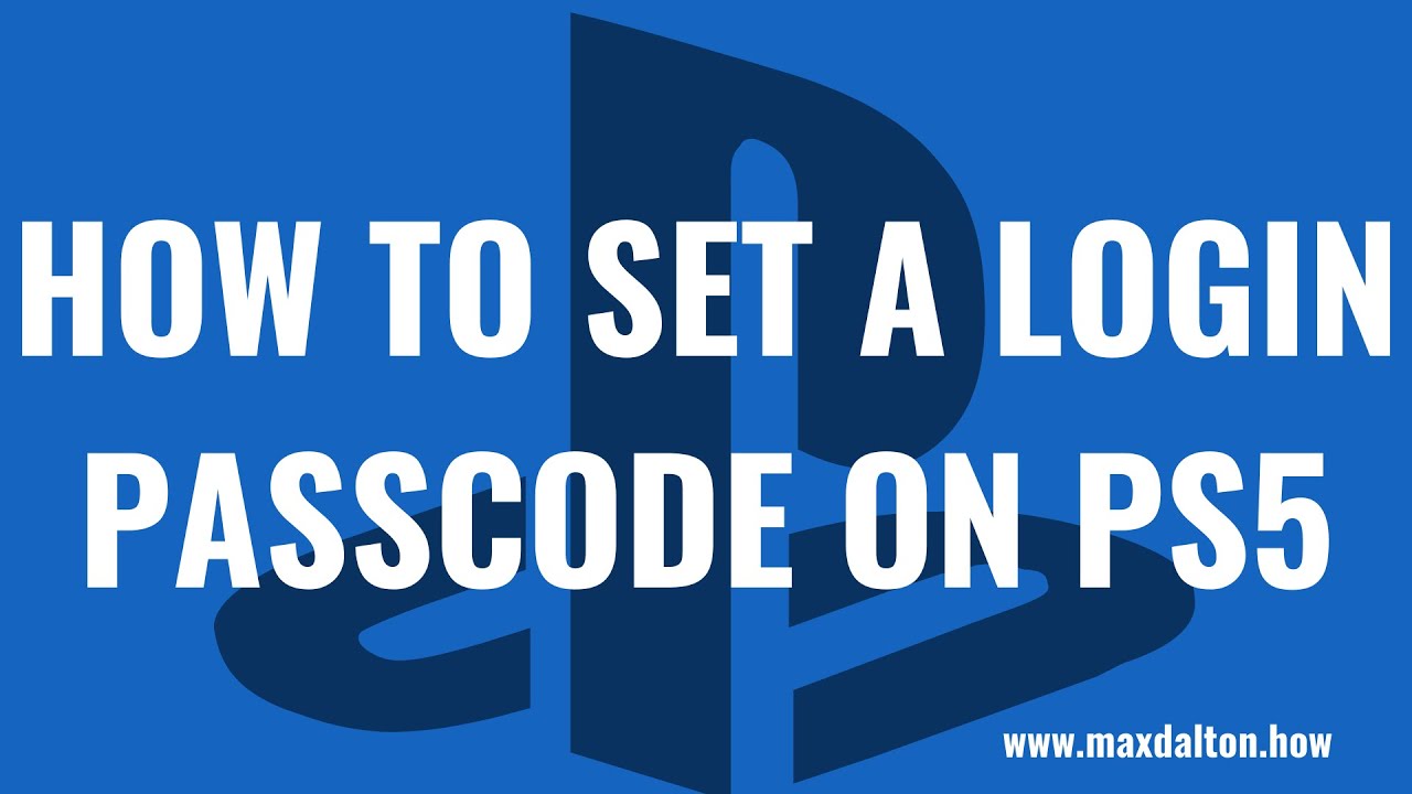 How to Set a Login Passcode on PS5 - YouTube