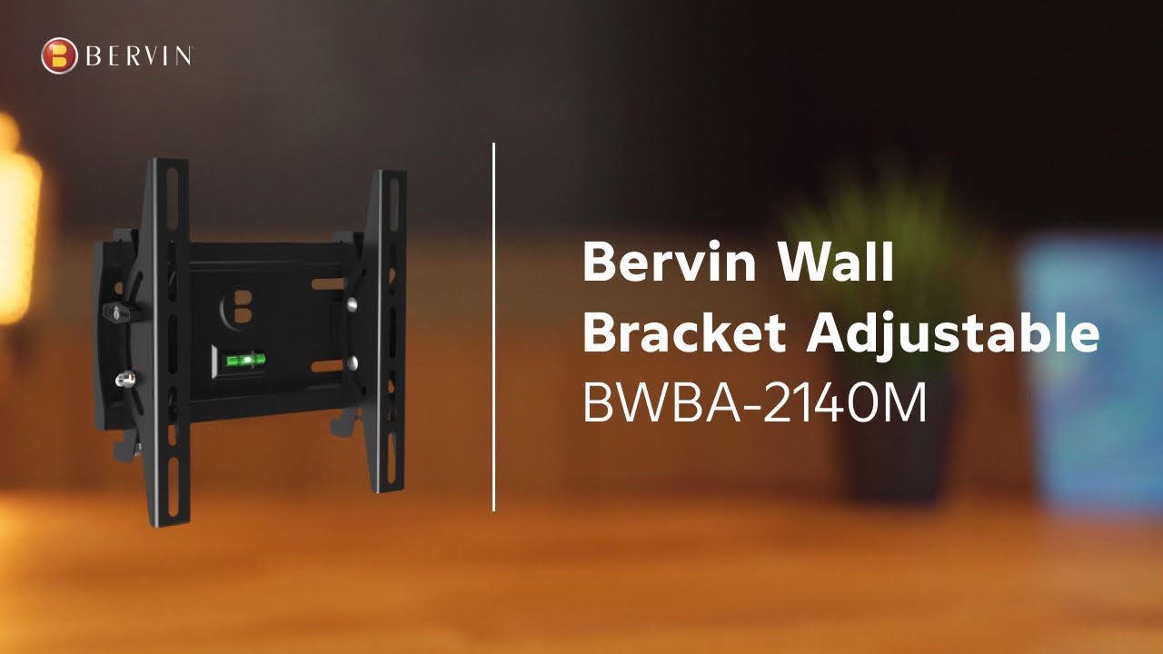 Bervin Wall Bracket Adjustable 2140M | Bracket TV 24–43 Inch – Kuat ...
