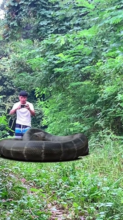 Amazing snake king meet #snake #preytrestv #nature #forest #snake #anaconda #shorts - YouTube