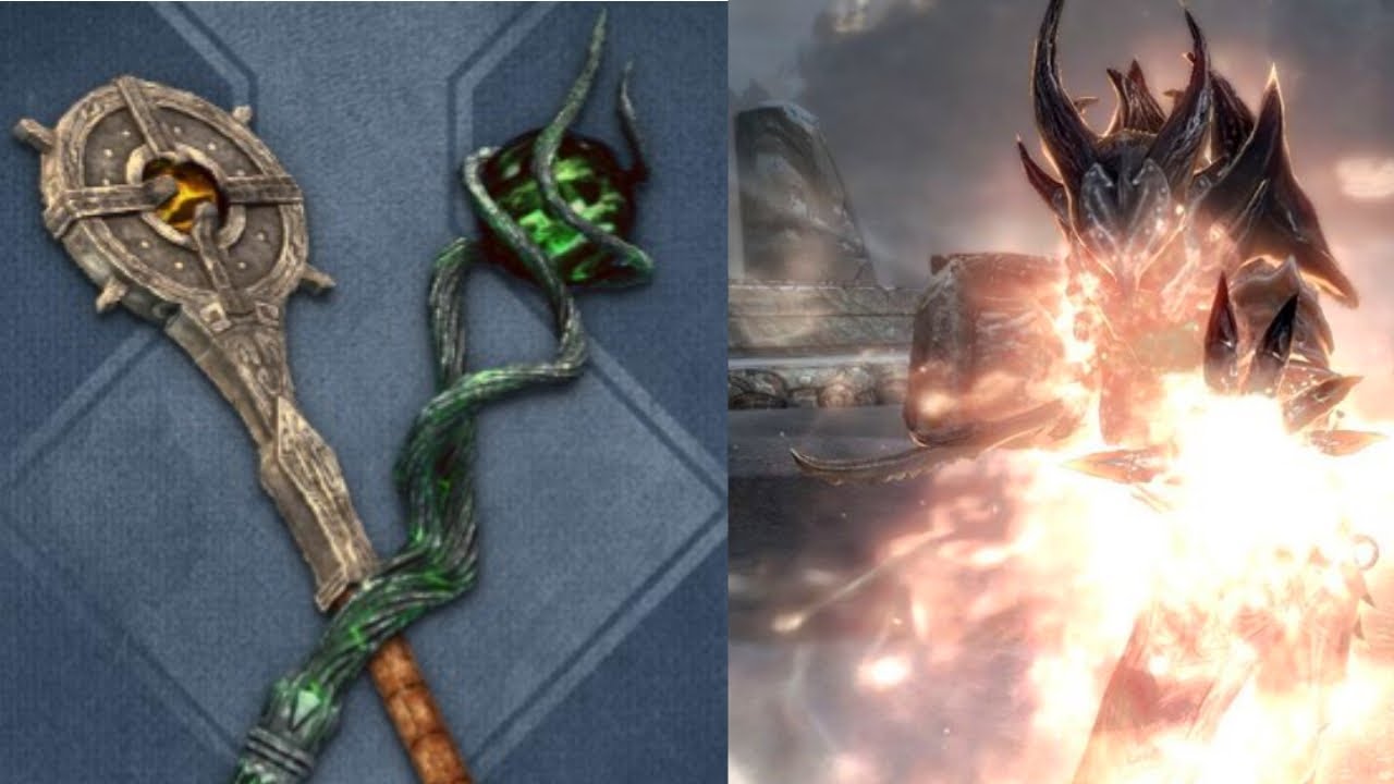 Skyrim "THE ARMS OF CHAOS" Arm of the Sun/Moon & Warlock's Mark ...